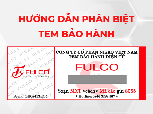 BẢO HÀNH ĐIỆN TỪ CỦA FULCO